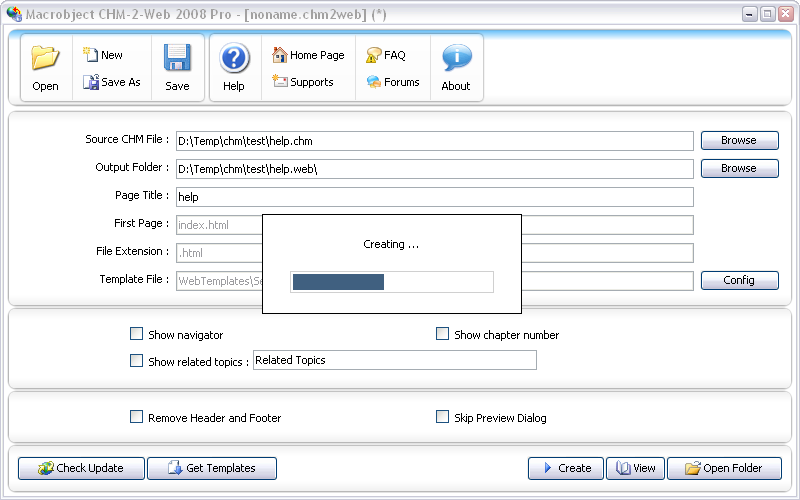 Help Authoring Tool Hat Convert Compiled Html Help To Net Help Nethelp Chm 2 Web 2009